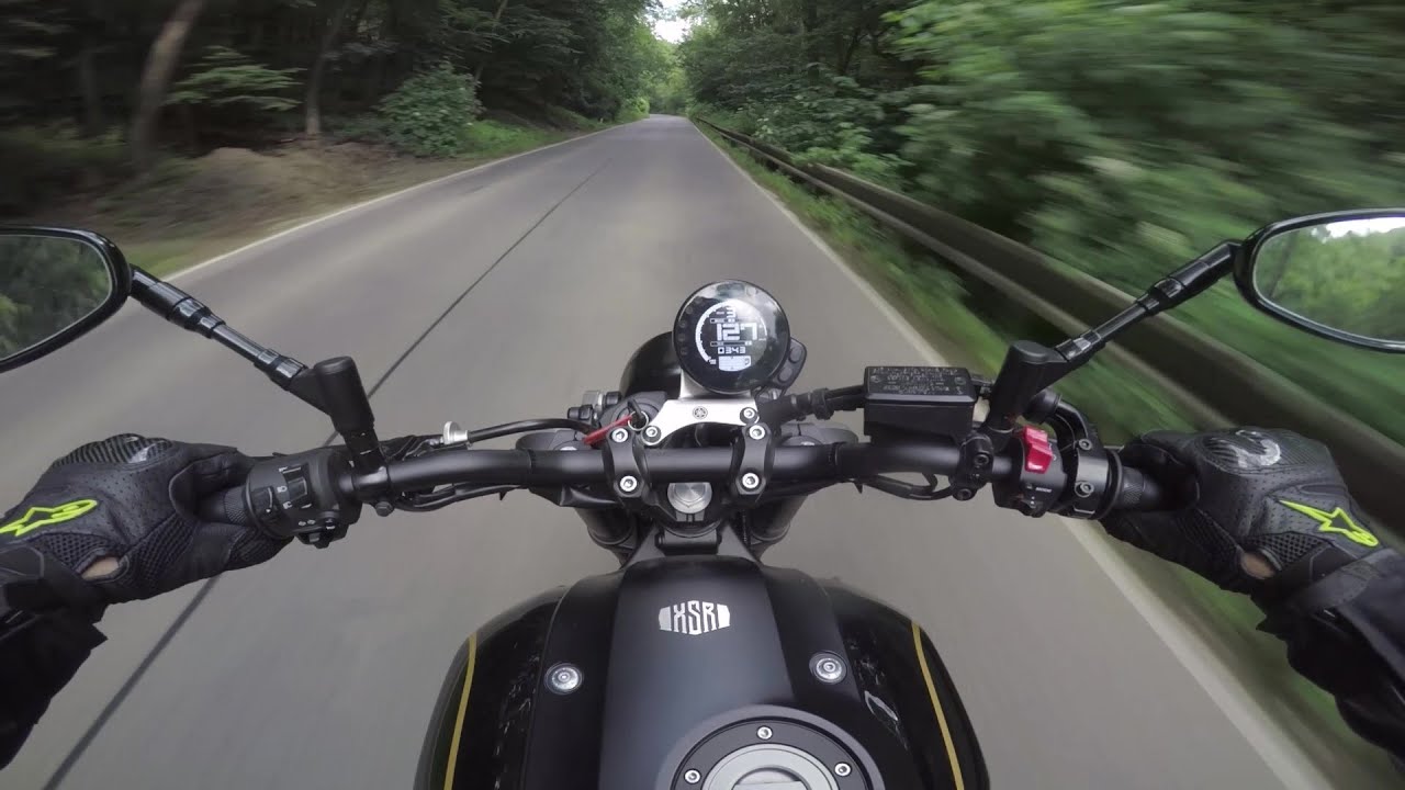 YAMAHA XSR 900 SP test ride - YouTube
