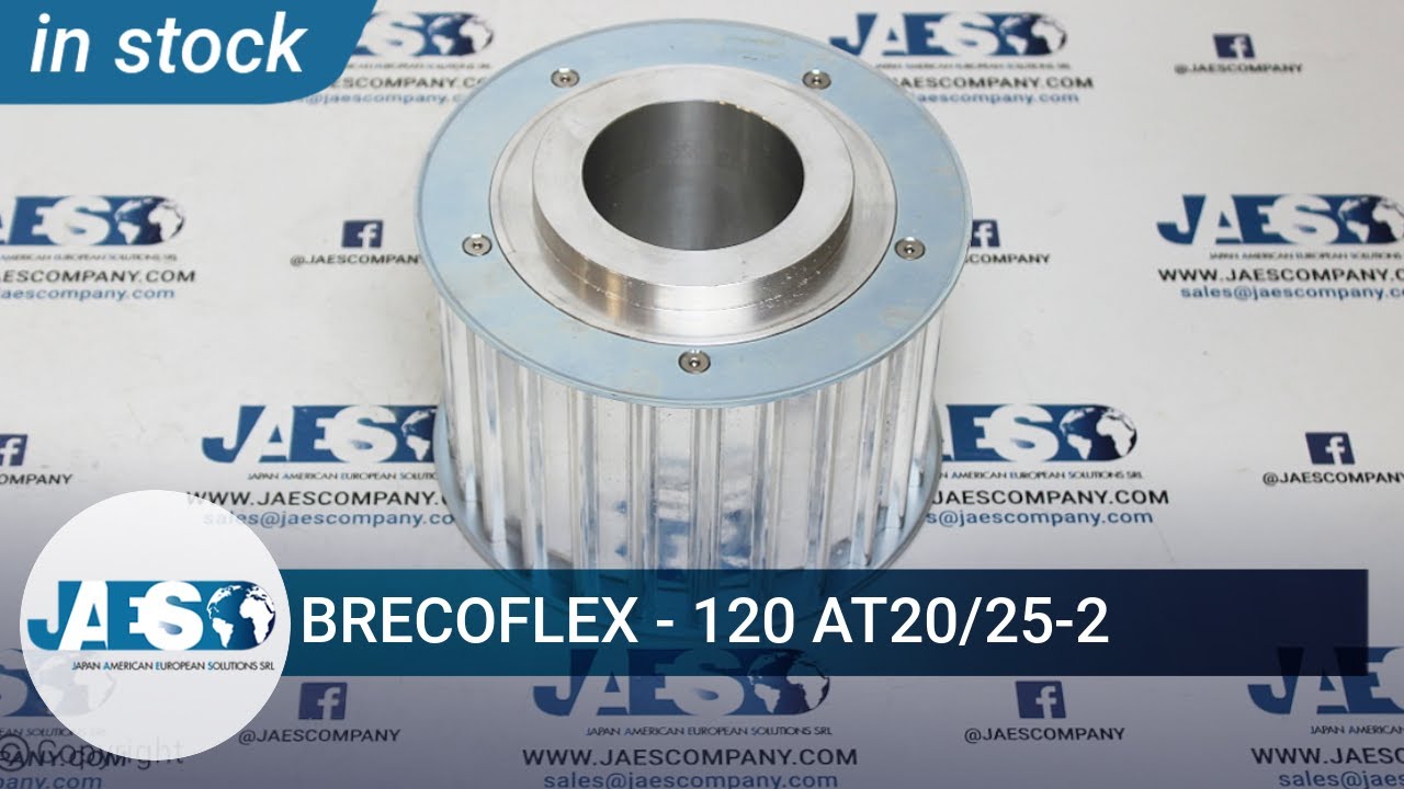BRECOFLEX - 120 AT20/25-2 (IN STOCK) - Timing pulley - Puleggia di distribuzione - YouTube