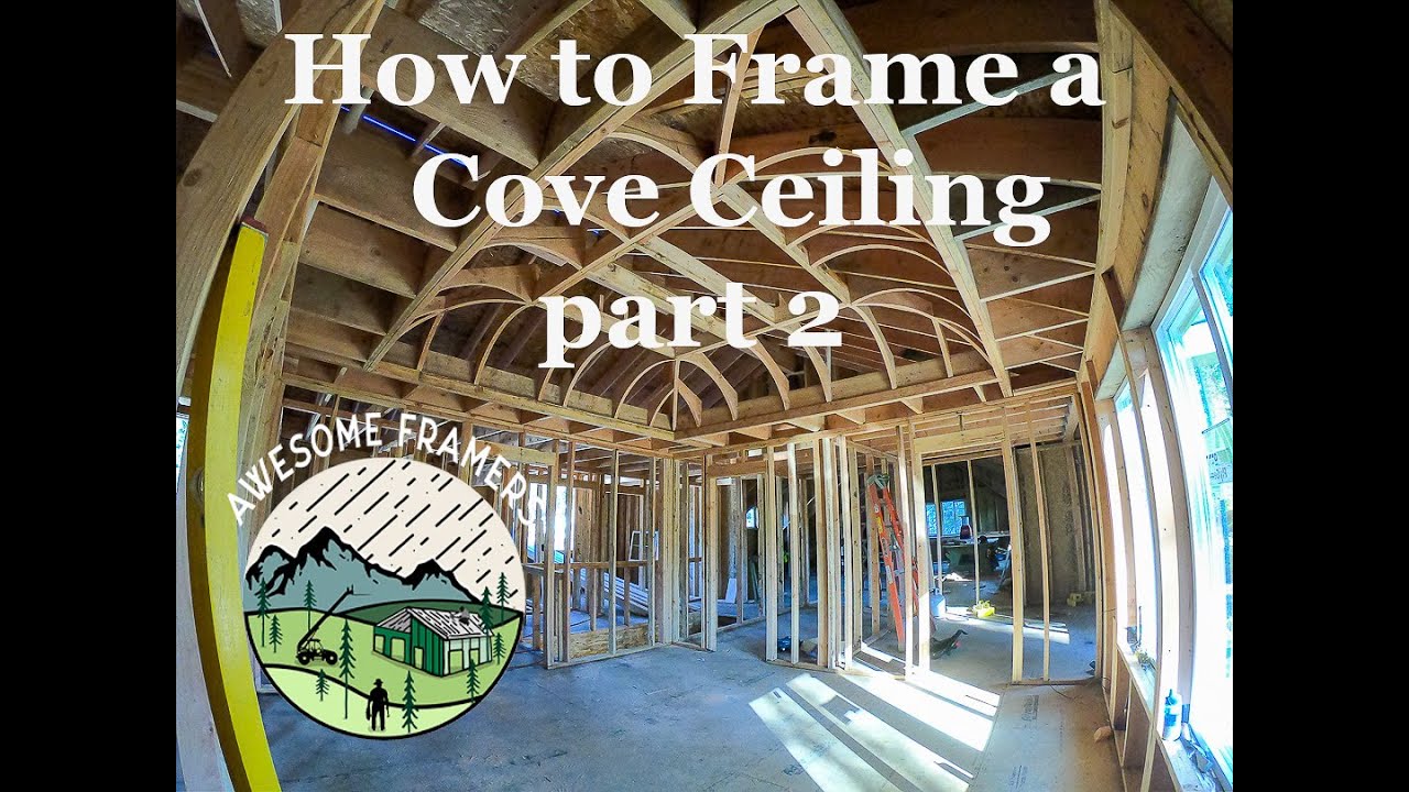 How to Frame a Cove Ceiling part 2 - YouTube