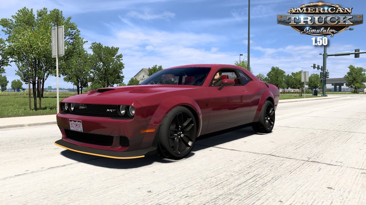 Dodge Challenger SRT Hellcat Widebody 2018 | ATS 1.50 - YouTube
