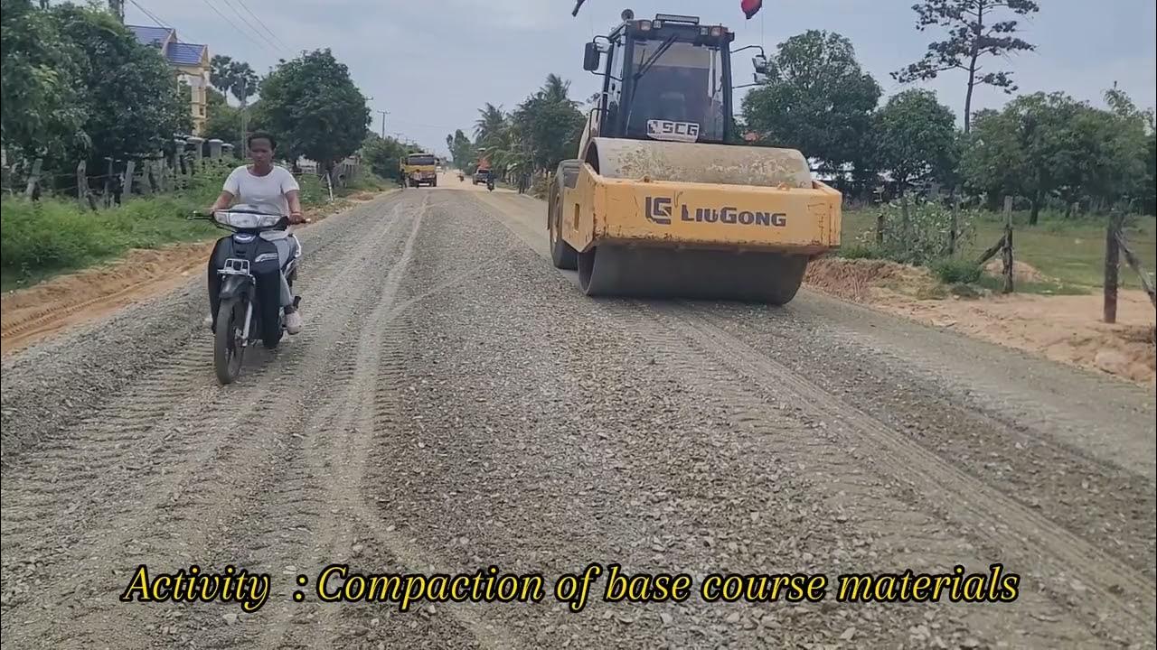 Activity : Grading and Compaction of Base Course Materials for DBST work. - YouTube