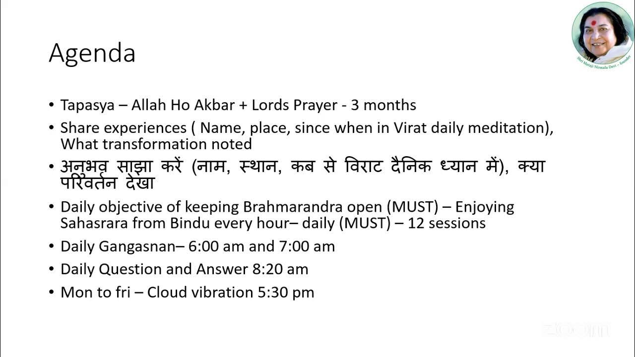 Virat Daily Meditation - 8 Mar 2025 10 am Open House - YouTube