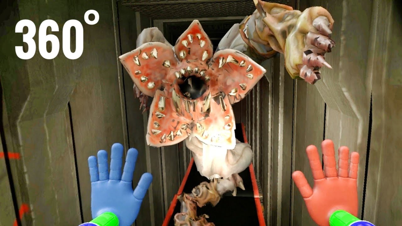 360 Video | STRANGER THINGS 4 In Poppy Playtime Chapter 2 - YouTube