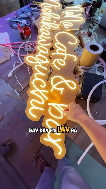 Làm Led Neon theo yêu cầu cùng Vua đèn led - YouTube