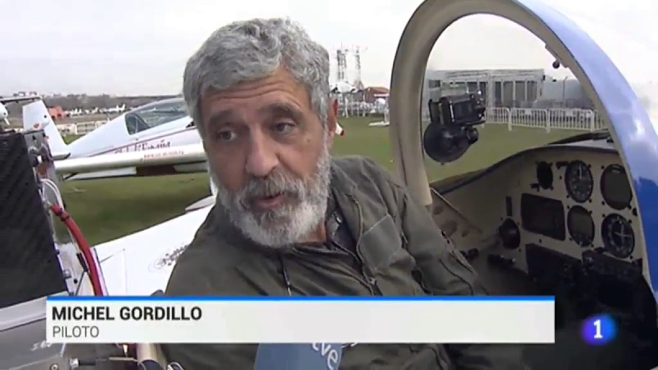 Michel Gordillo aterriza en Madrid después de completar la vuelta al ...