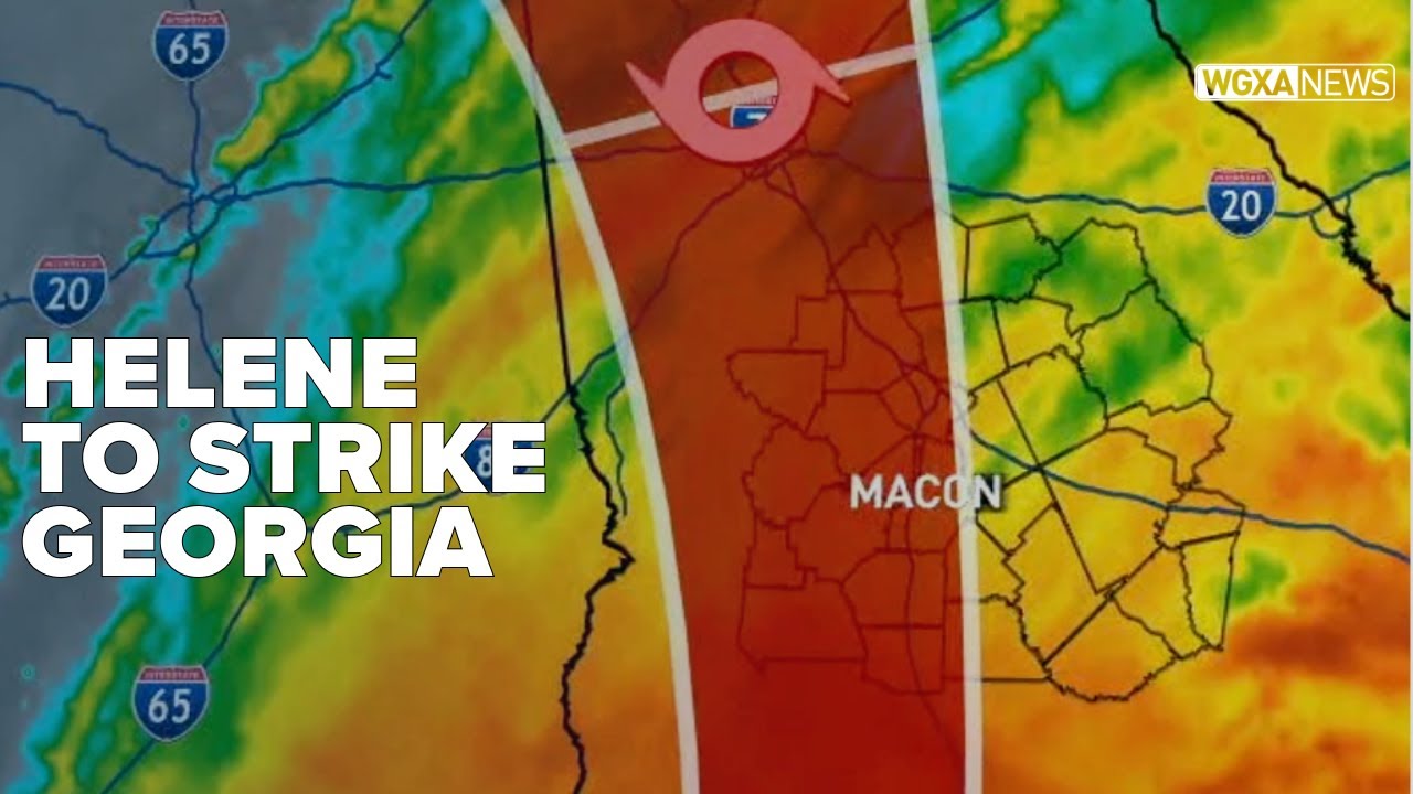 Hurricane Helene tracker map: Where and when will it strike Georgia ...