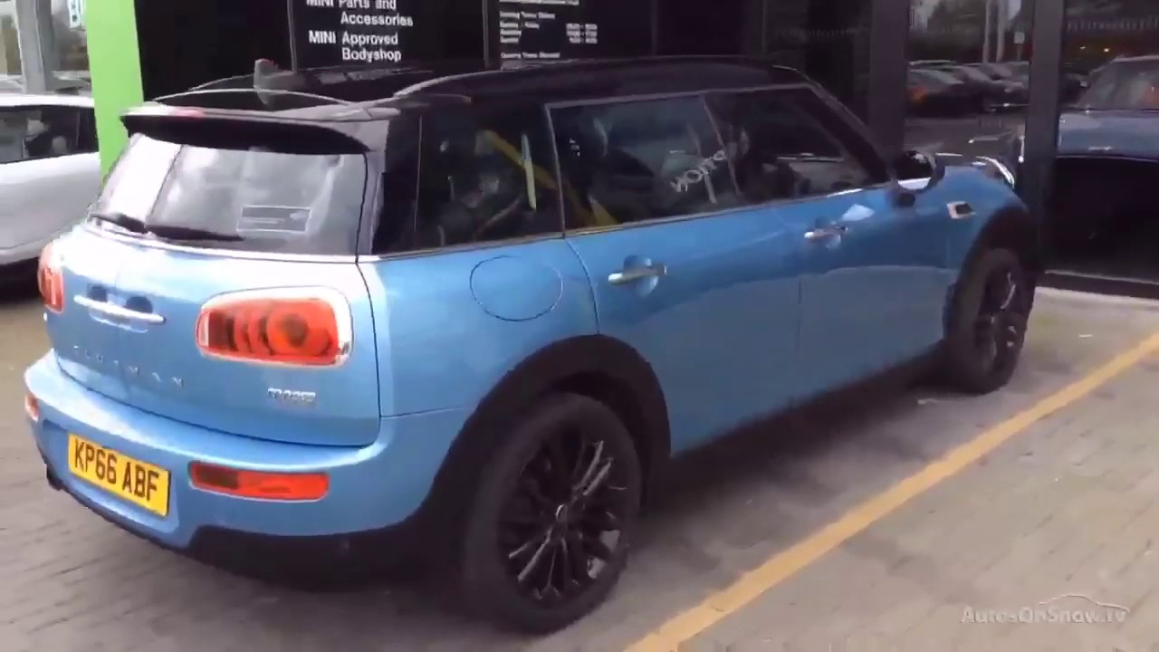 MINI CLUBMAN COOPER BLUE 2016 - YouTube