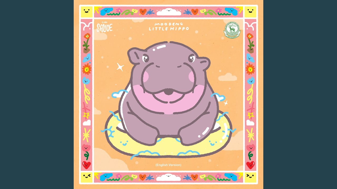 Moodeng Little Hippo (English Version) - YouTube