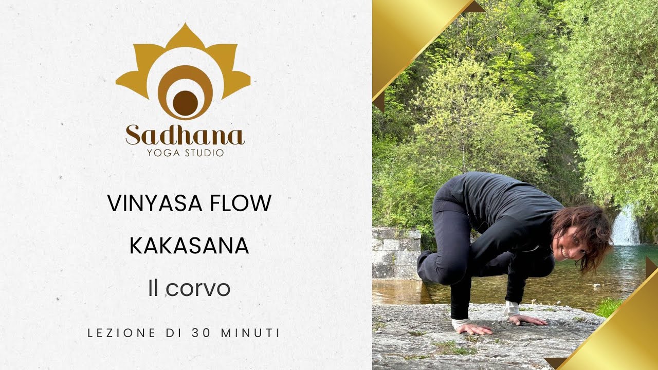 Vinyasa Flow La posizione del corvo KAKASANA - YouTube