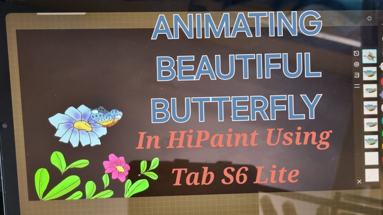 Animating Beautiful Butterfly in 2D in HiPaint - YouTube