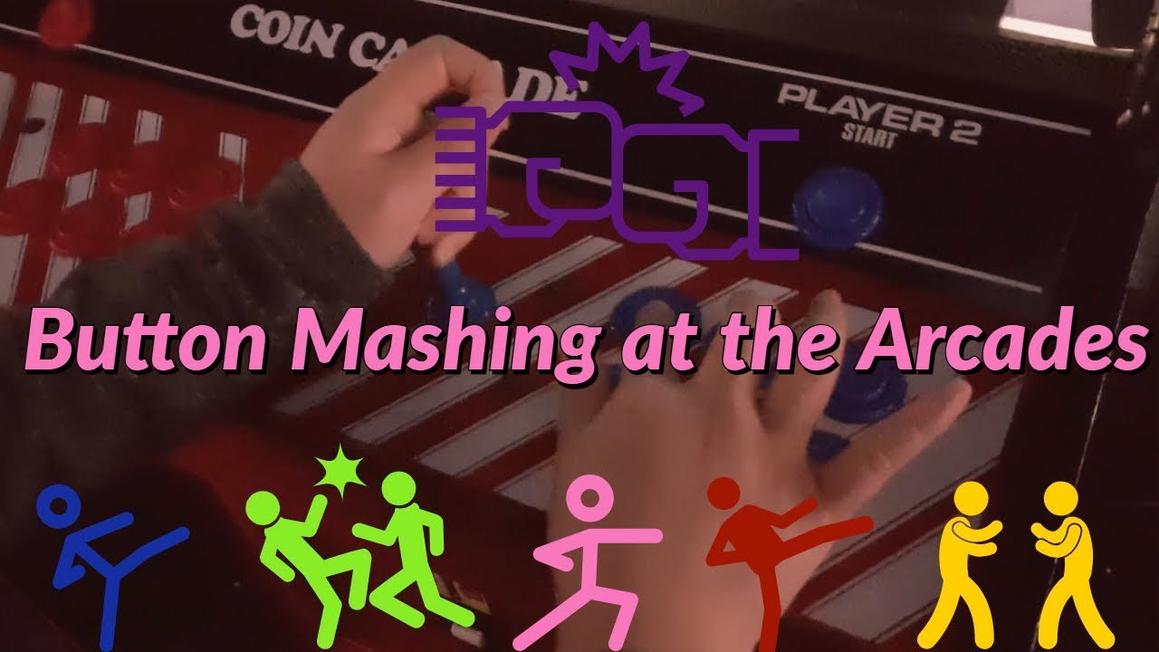 Button mashing at the Arcade - YouTube