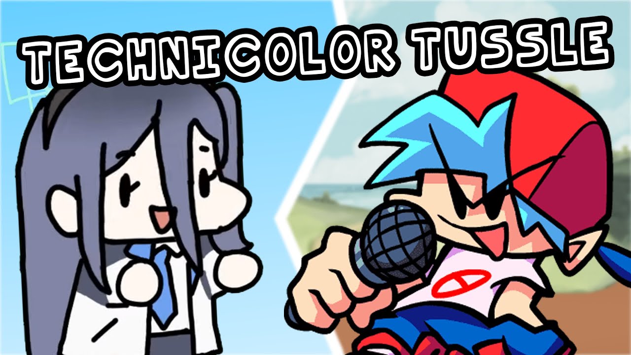 Arisu Dance in FNF | Technicolor Tussle, But Arisu Sings it (Usagi Flap ...