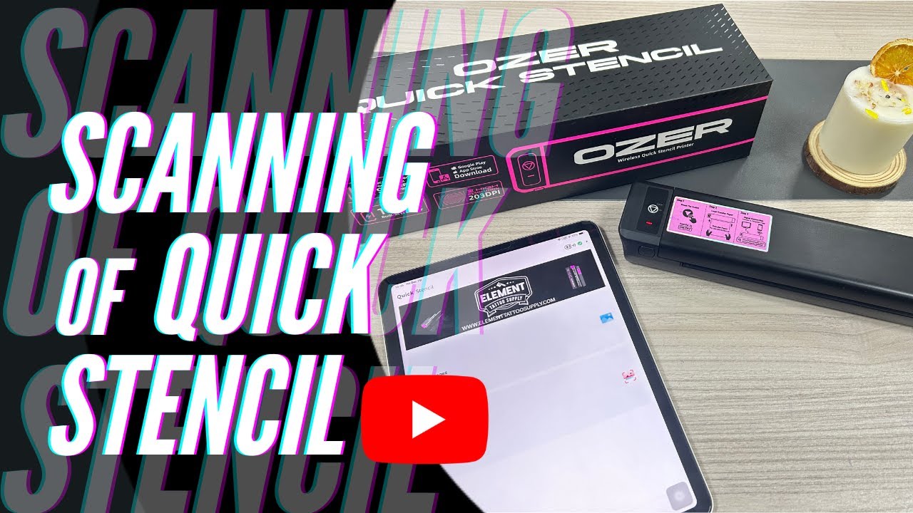 Image Scanning of QUICK STENCIL. - YouTube