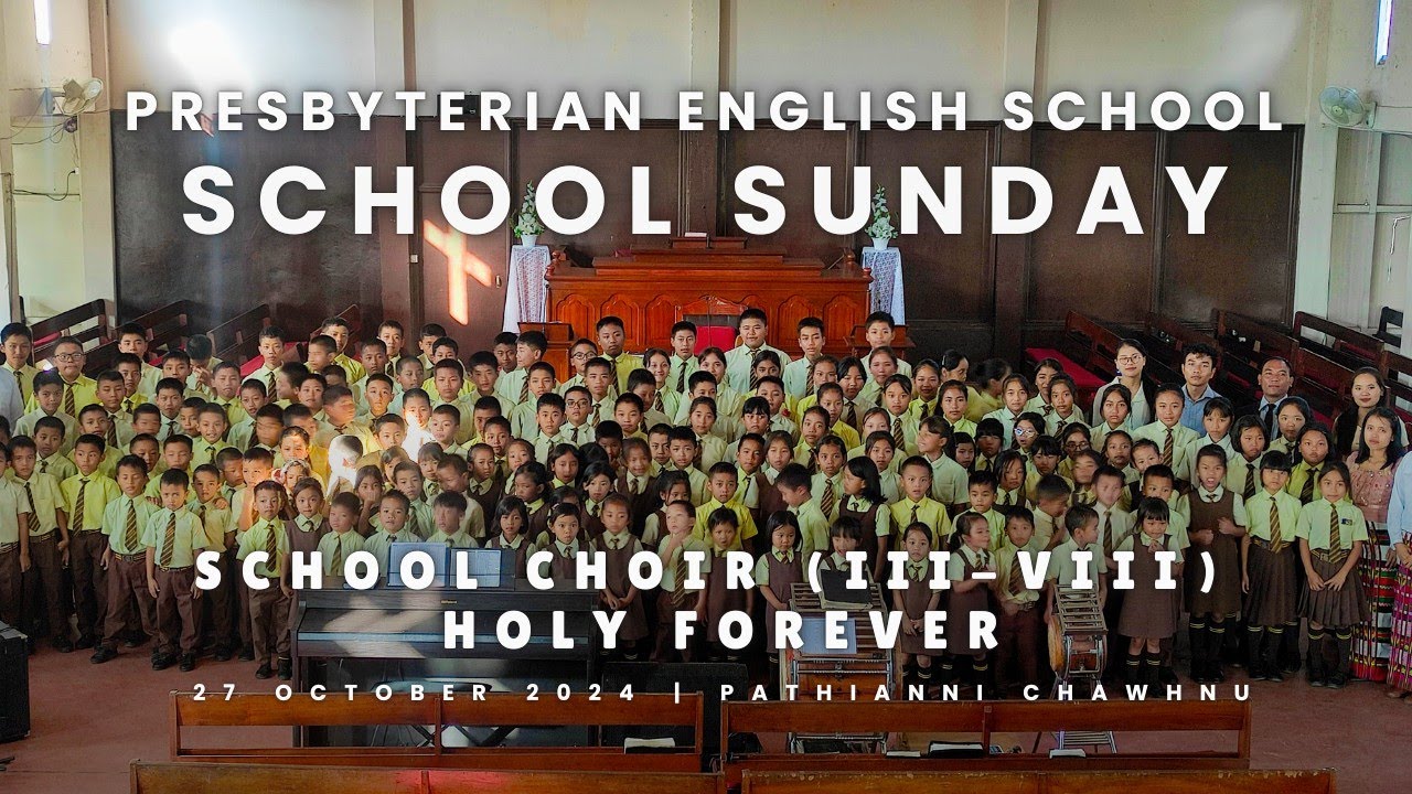 Pes School choir - Holy Forever | SCHOOL SUNDAY 2024 | Class III-VIII ...