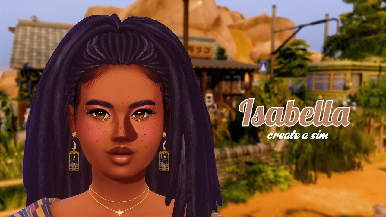 Isabella 🌟 Chill Vibes ☁️ | The Sims 4 // Create a Sim - YouTube