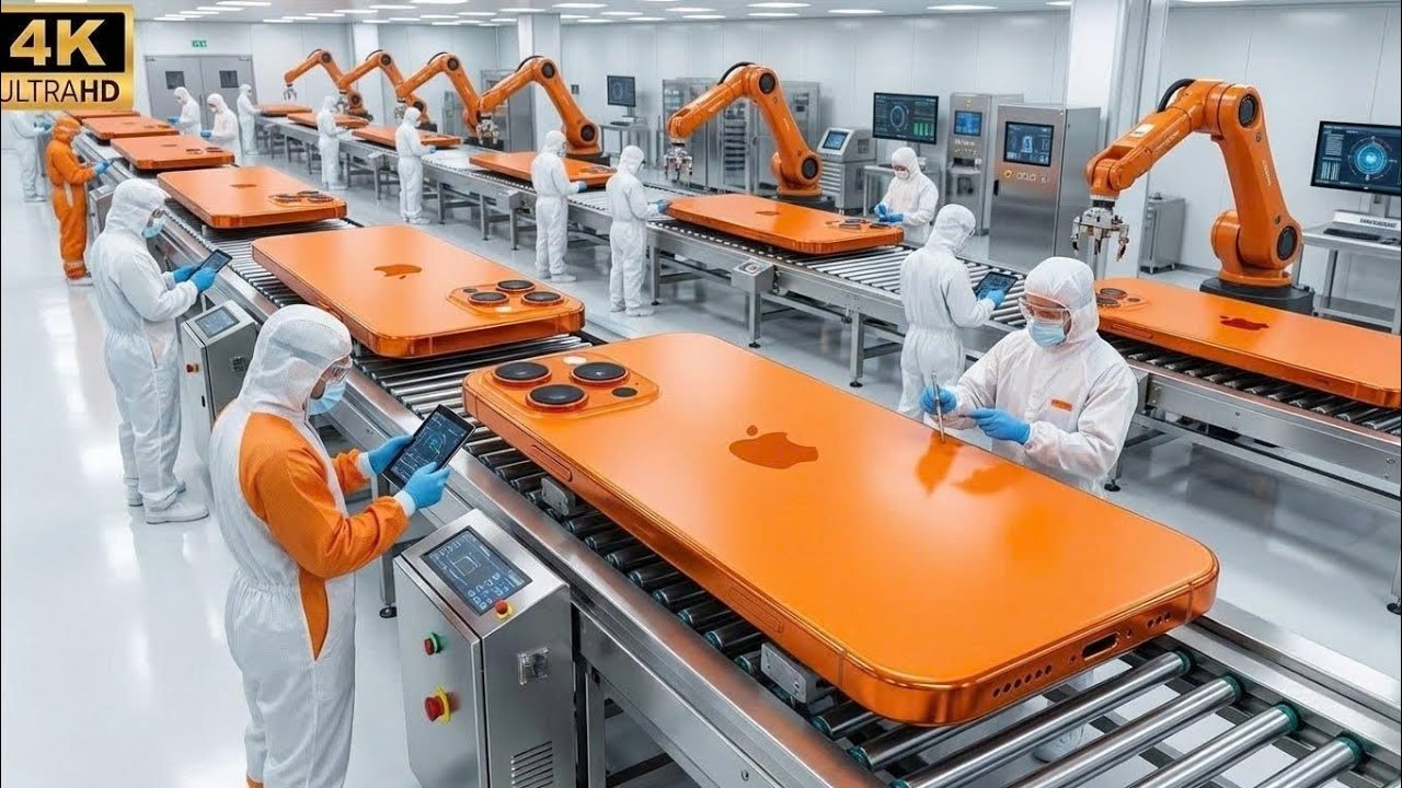How Are iPhones REALLY Made Inside Factories? - YouTube