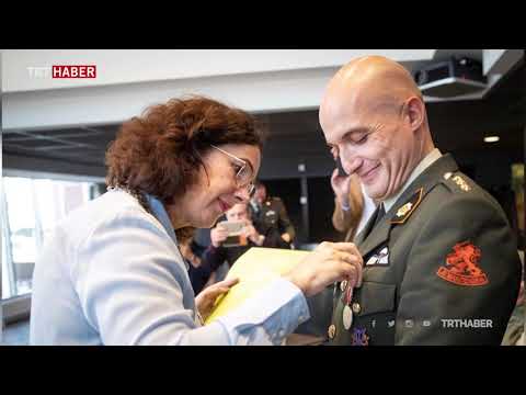 Hollanda'da gazi torunu Türk'e kahramanlık ödülü