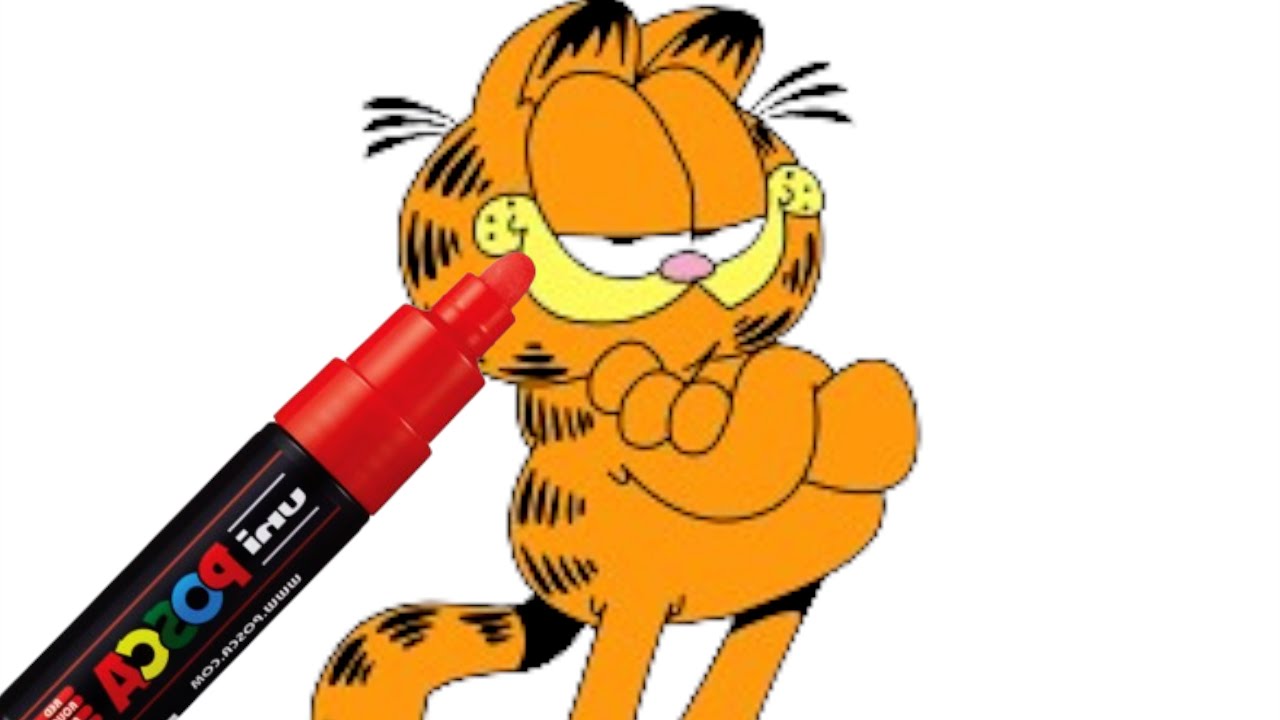 Drawing Garfield in 4 Different Art Styles! - YouTube