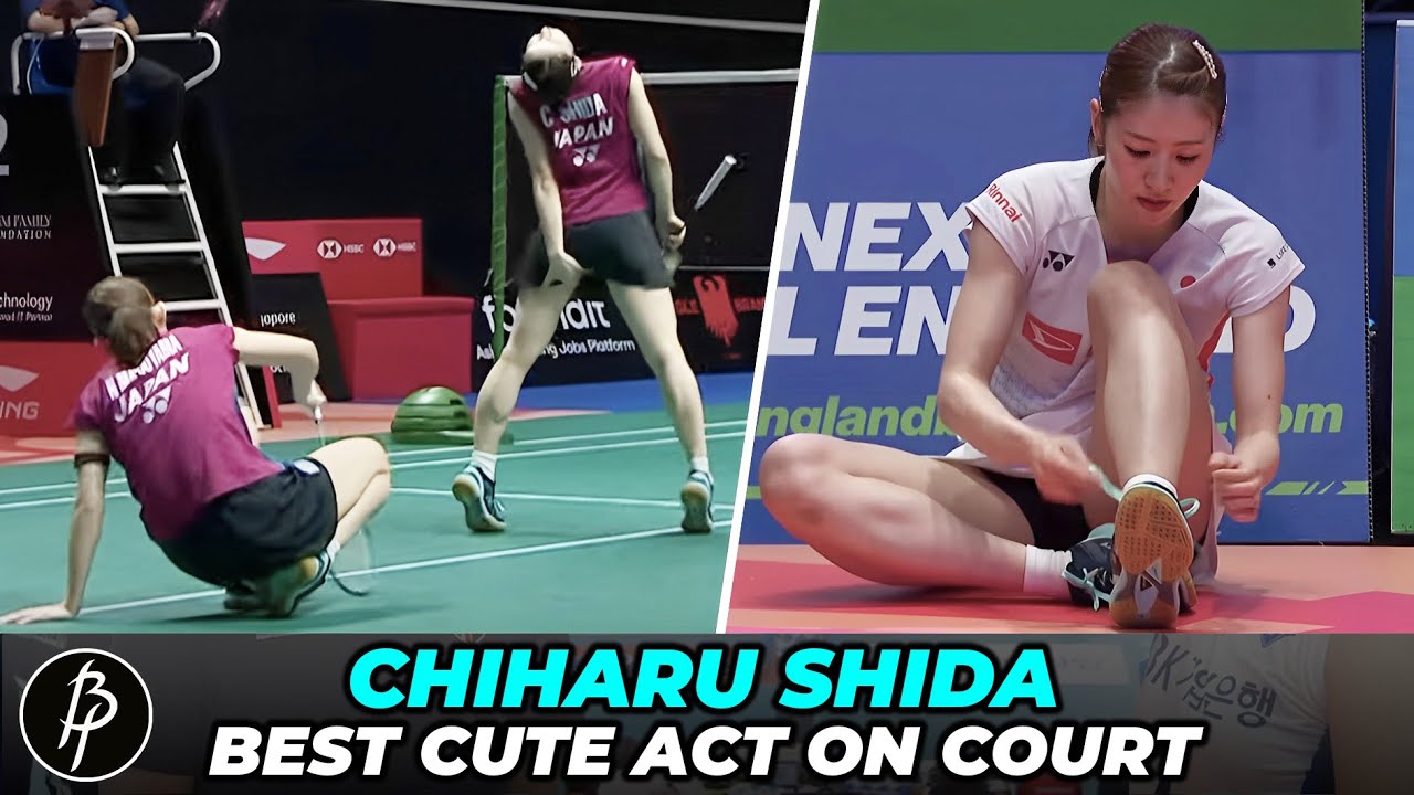 BEST CUTE MOMENT CHIHARU SHIDA | Where Badminton Skills Meet Joy and ...