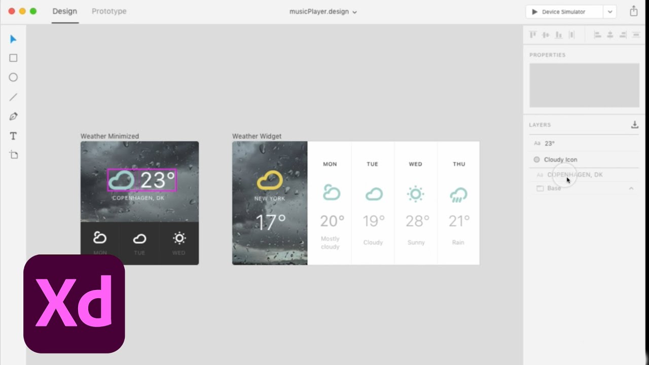 Designing Adobe XD - Episode 06 - Case Study on Layers Feature in XD ...