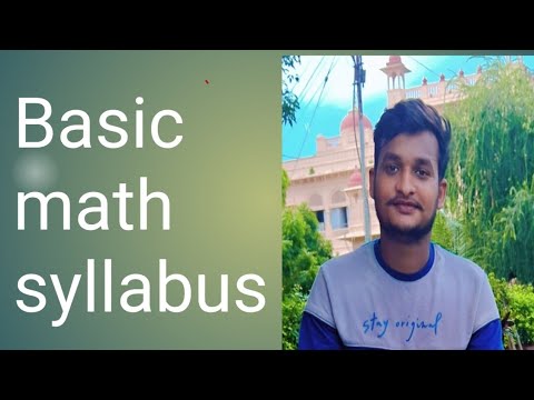 Basic math syllabus #up to grow with Rajan sir - YouTube
