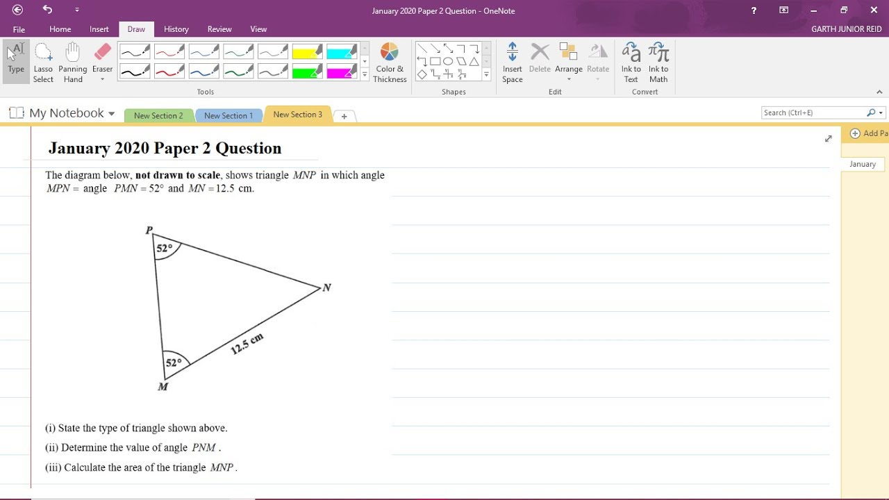 CSEC Mathematics - Section 8: Geometry and Trigonometry - January 2020 ...
