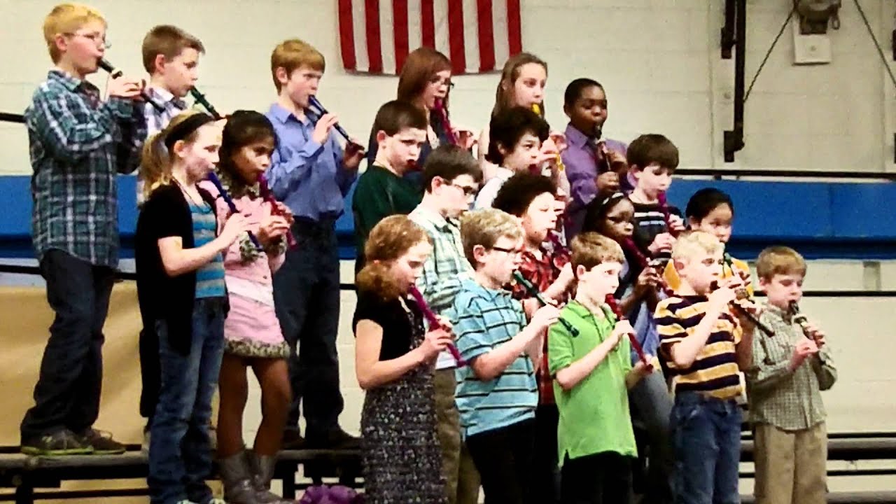 Song 3 4th Grade Recorder Concert at Westview - YouTube