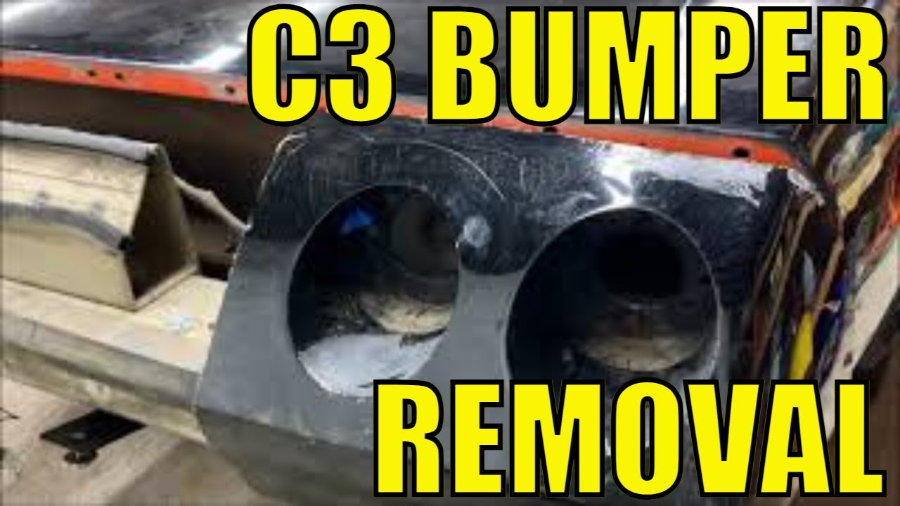 Removing and Upgrading the Rear Bumper Cover on the 1976 Chevrolet C3 ...