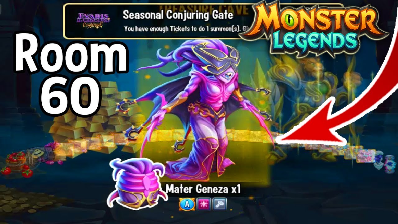 Monster Legends Room 60 Prime Numbers Trick - Treasure Cave Evaris il ...