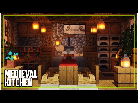 ⚒️ Minecraft Tutorial: Medieval Kitchen - YouTube