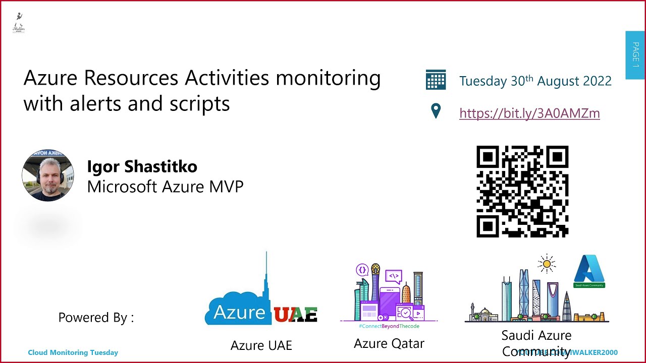 Cloud Monitoring Tuesday - Azure Resources Activities monitoring with ...