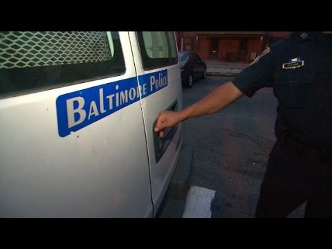 What it's like to ride in back of police van - YouTube