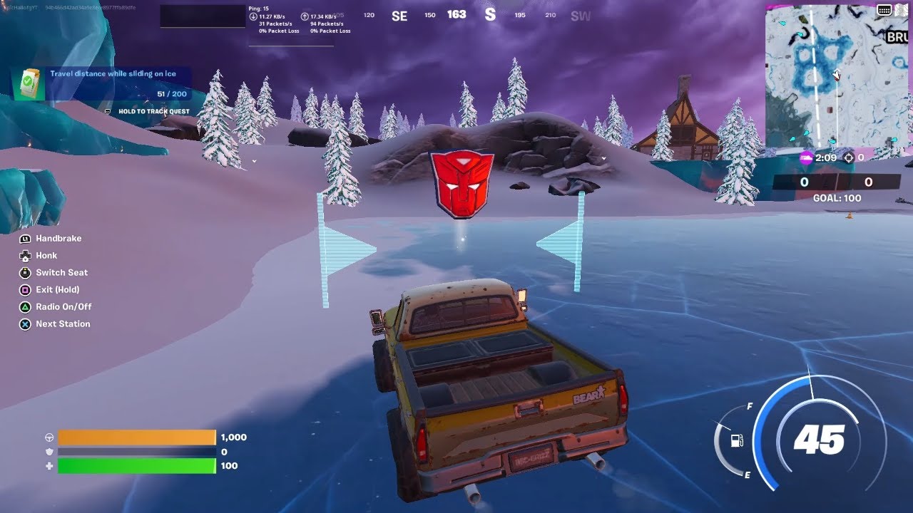 #fortnite Collect the first Transformers token (All Locations ...