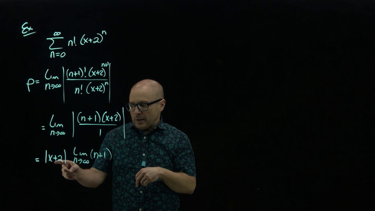 Power Series - Example - Convergence at a Point (Updated) - YouTube