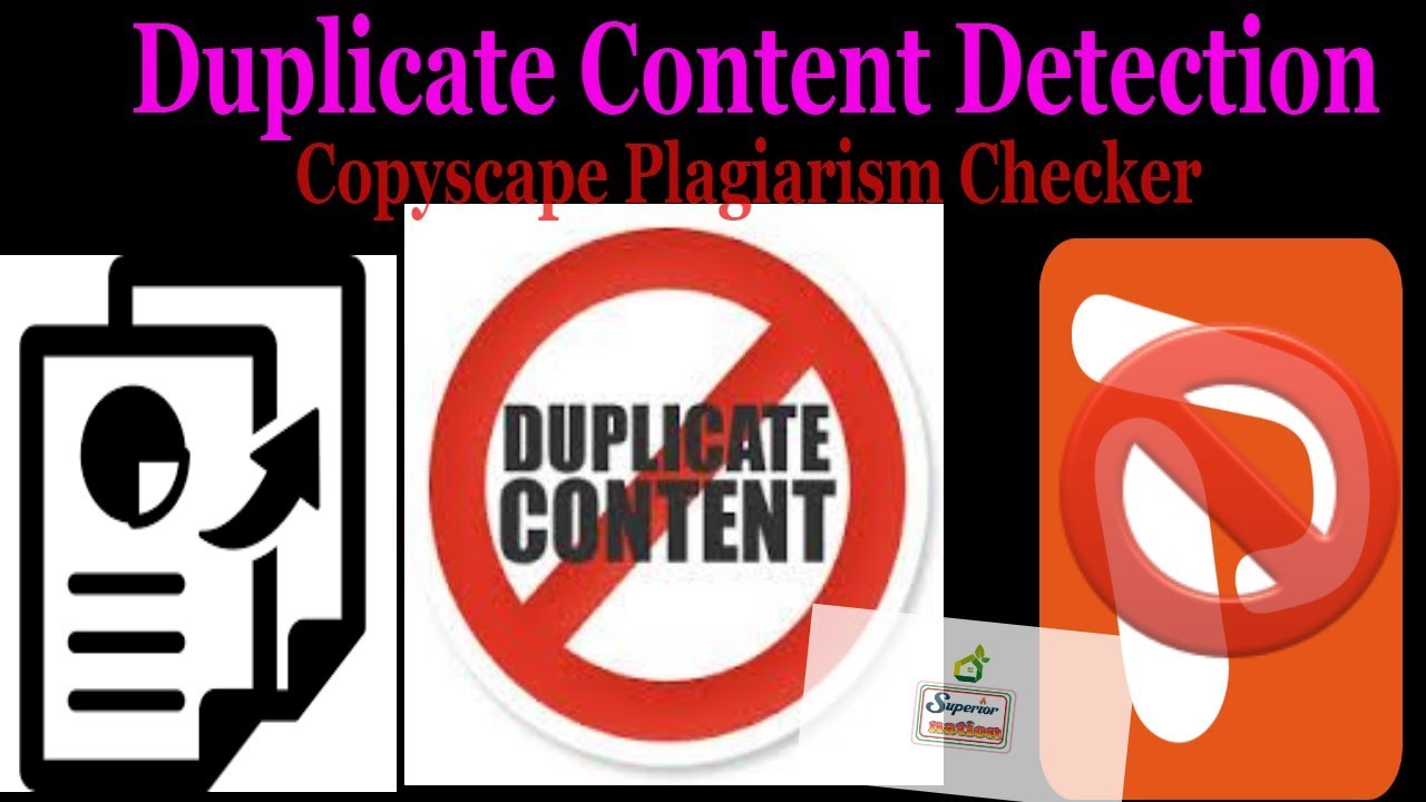 Plagiarism Checker - Duplicate Content Detection Software - YouTube