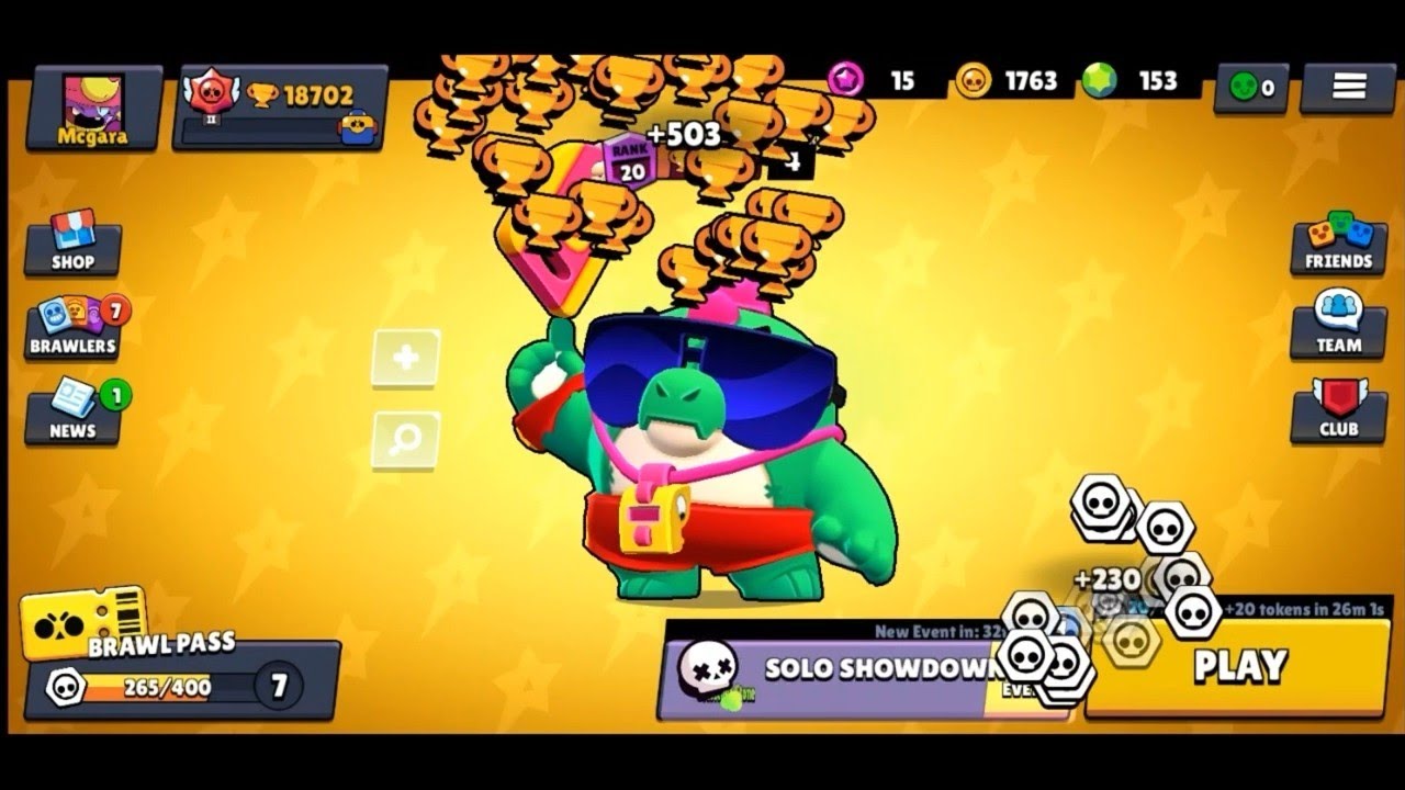 BUZZ level 4 NONSTOP TO 500 TROPHY. BRAWL STARS. Oh the pain 😂 - YouTube