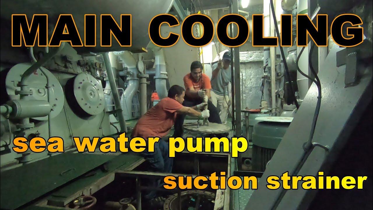 Clean Main Engine Cool Sea Water Suction Strainer | #MilesRojasTV - YouTube