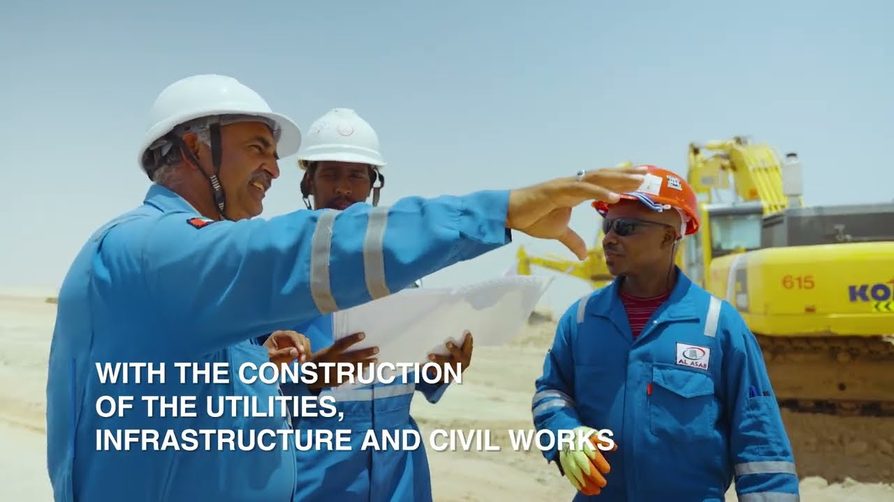 Borouge 4 in Ruwais is progressing - YouTube