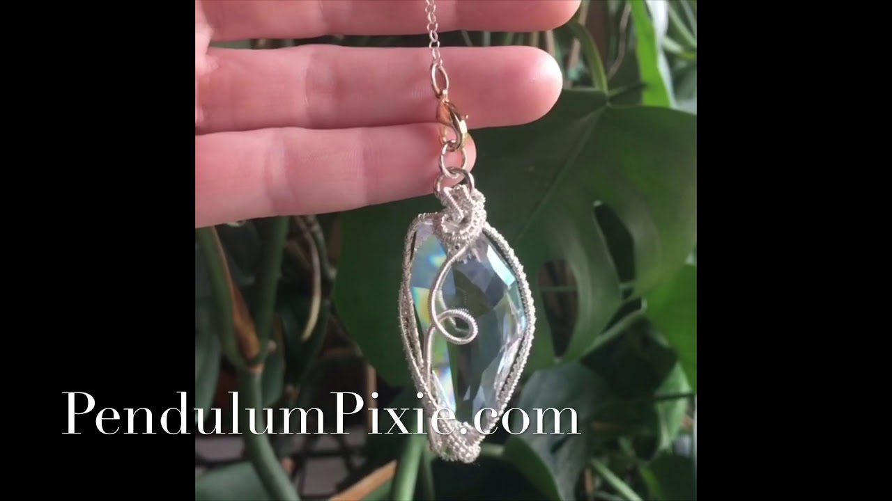 Crystal Valkyrie Wire Wrapped Pendulum - YouTube
