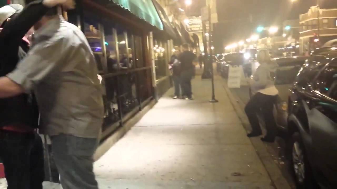 Drunk Guy Runs Head First into Pole [HD FAIL] - YouTube