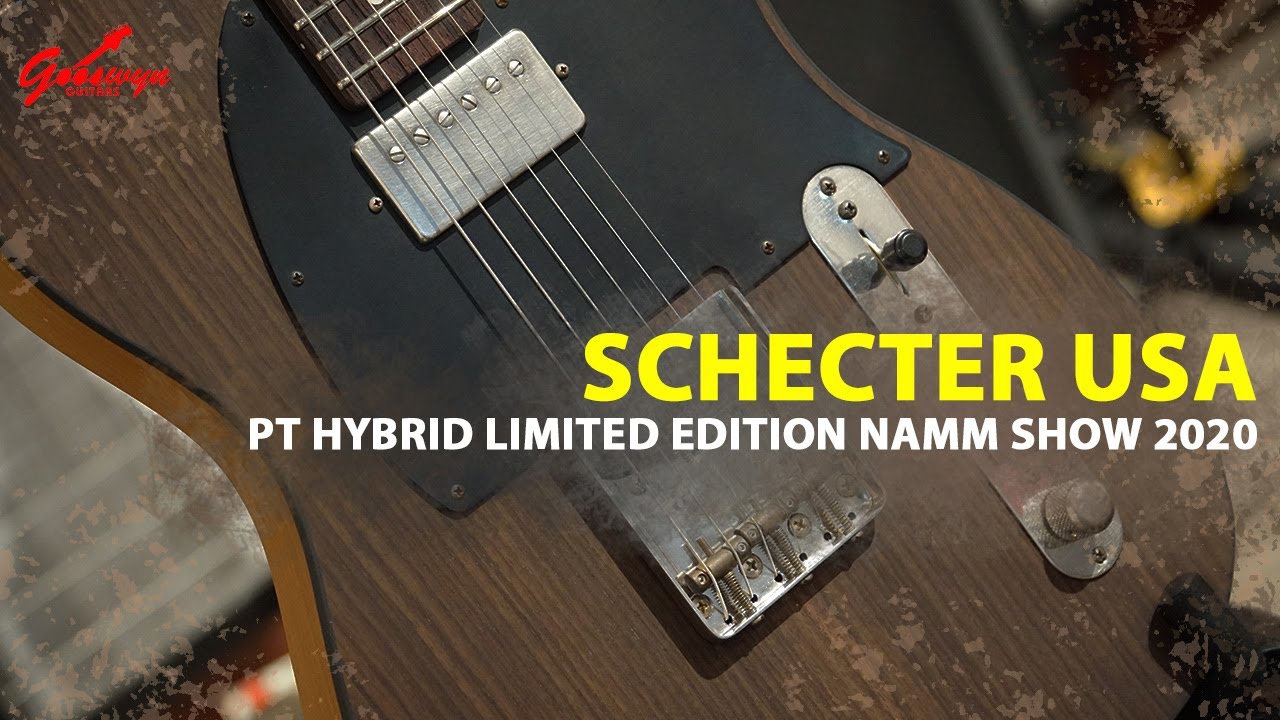 Schecter USA Custom Shop PT Hybrid Limited Edition NAMM Show 2020 - YouTube