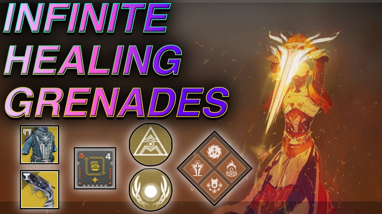 INFINITE HEALING GRENADES | BEST Warlock Support Build | Lumina Healer ...