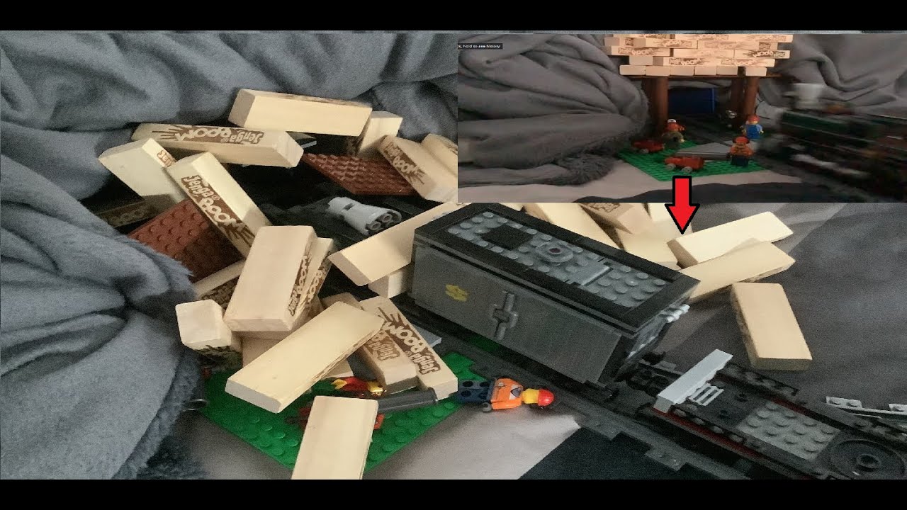 lego train crash compilation #10 - YouTube