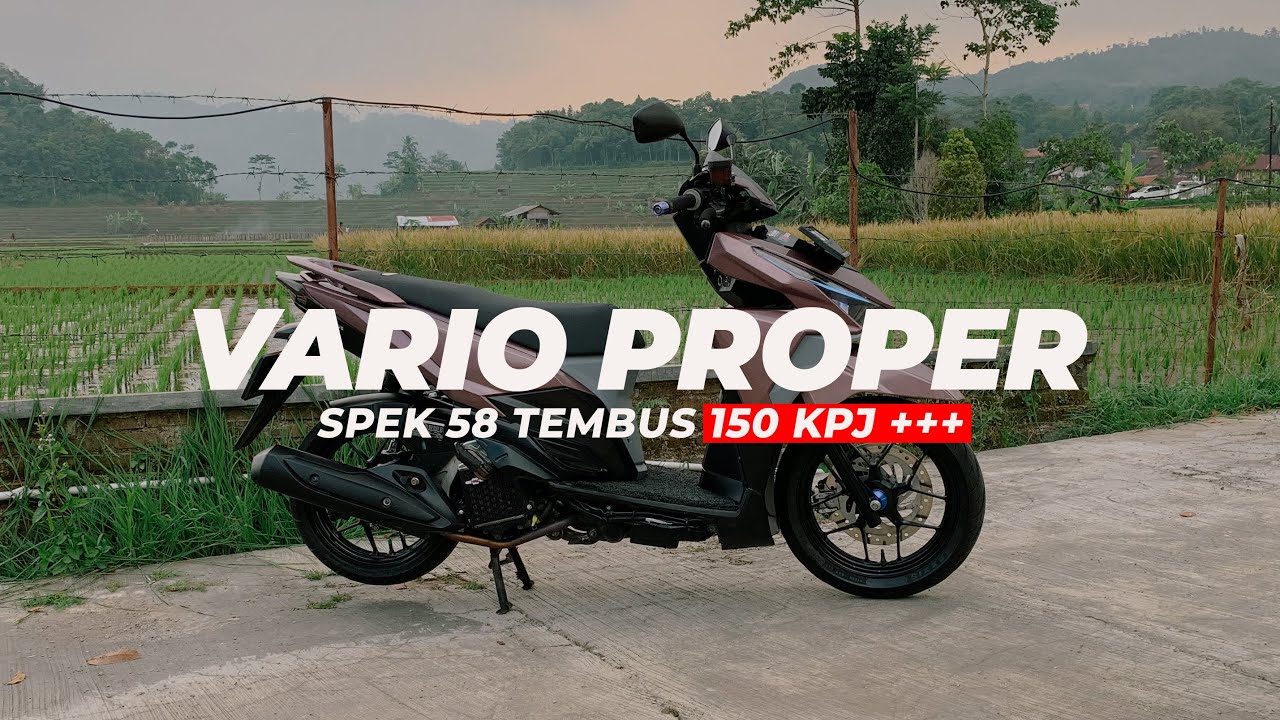 VARIO PROPER YANG KATANYA KENCANG DAN VIRAL DI TIKTOK? | Spek 58 tembus ...