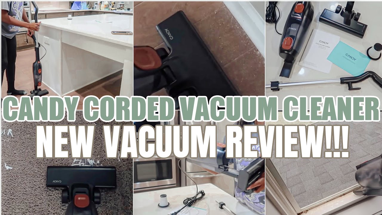 CANDY CORDED STICK VACUUM CLEANER REVIEW | PRE MOVE OUT CLEAN WITH ME ...