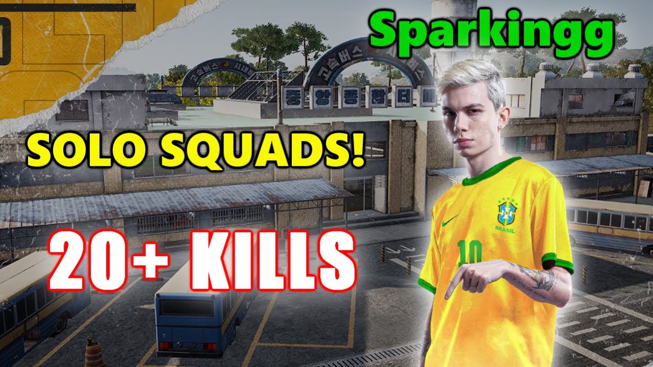 Sparkingg - 20+ KILLS - SOLO SQUADS! - PUBG - YouTube