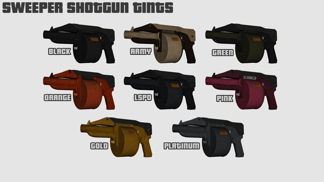 GTA San Andreas - Shrewsbury Sweeper Shotgun #49 - YouTube