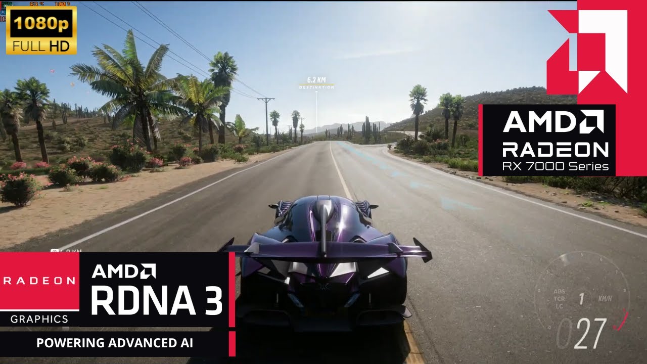 Forza Horizon 5 | Ultra Graphics + Full Ray Tracing w/ AFMF 2.1 on a RX ...