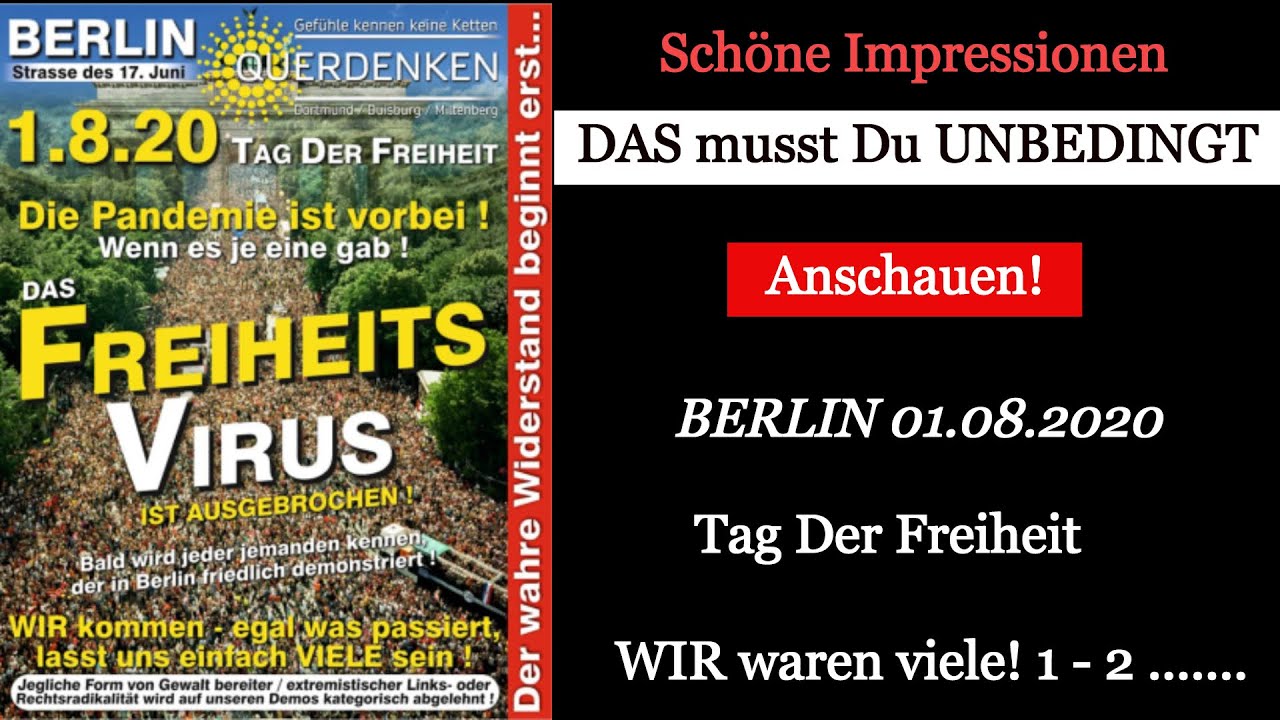 Tag der Freiheit! Wir waren viele ! So 1 - 2 bestimmt! Schöne ...