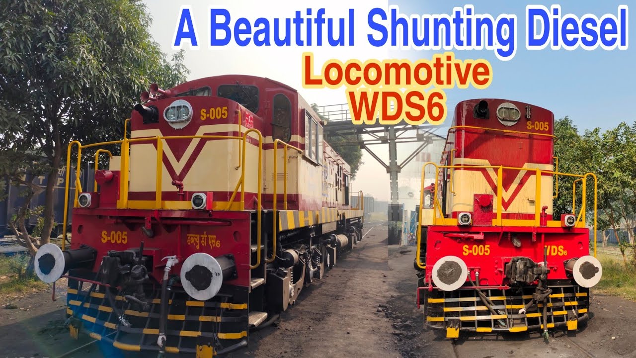 Singrauli WDS6 Diesel locomotive. - YouTube
